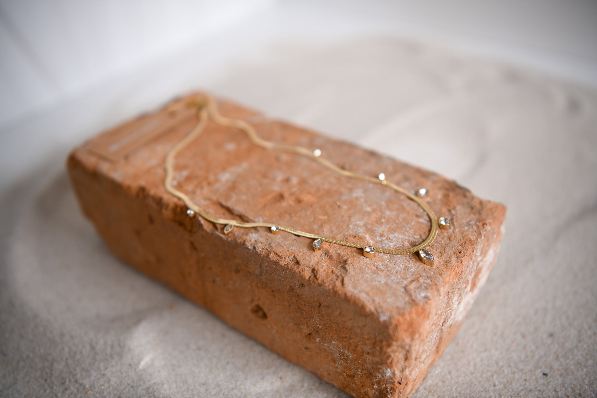 Riverstone Crystal Accent Necklace – Cecelia Designs Jewelry