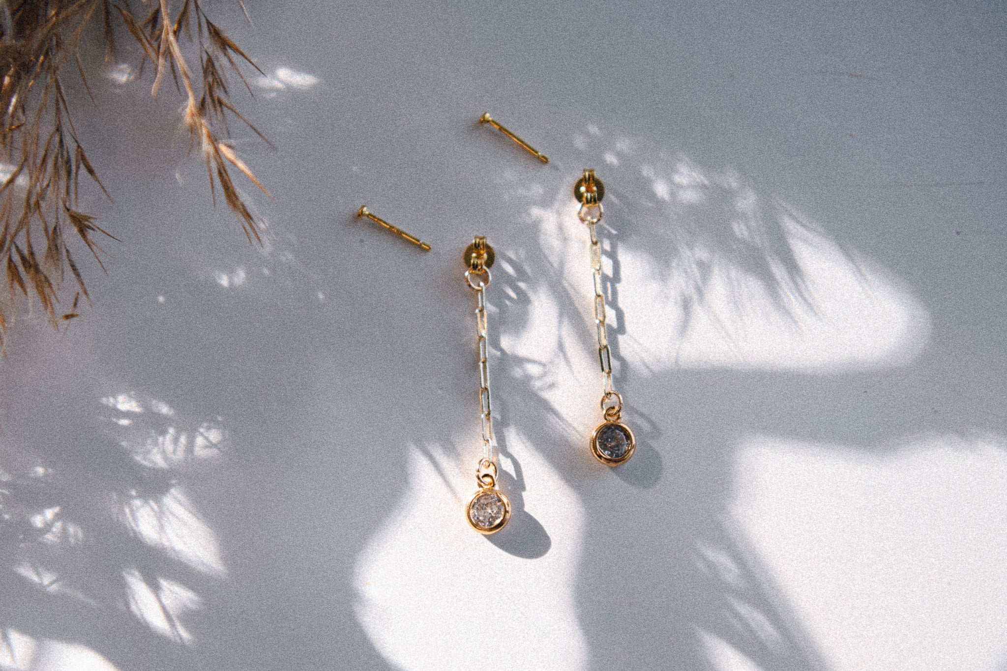 Starlit Shine Cubic Zirconia Front and Back Drop Earrings – Cecelia ...